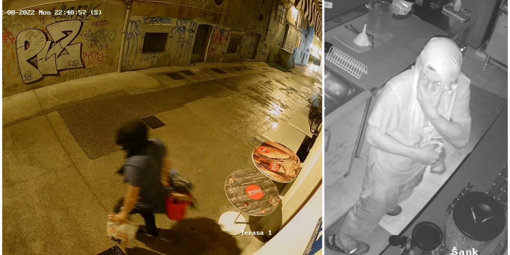 Prepoznajete li ga? Lopov provalio u lokal u središtu Rijeke, sve je ...